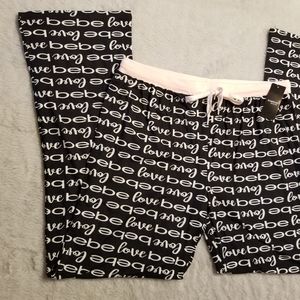 bebe | Intimates & Sleepwear | Nwt Bebe Love Pajama Pants | Poshmark